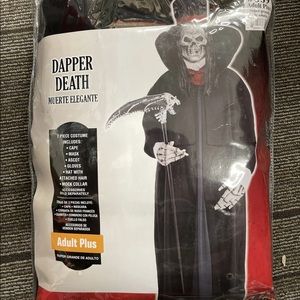 Spirit | Other | Amscan Dapper Death Grim Reaper Plus Size Adult Mens ...